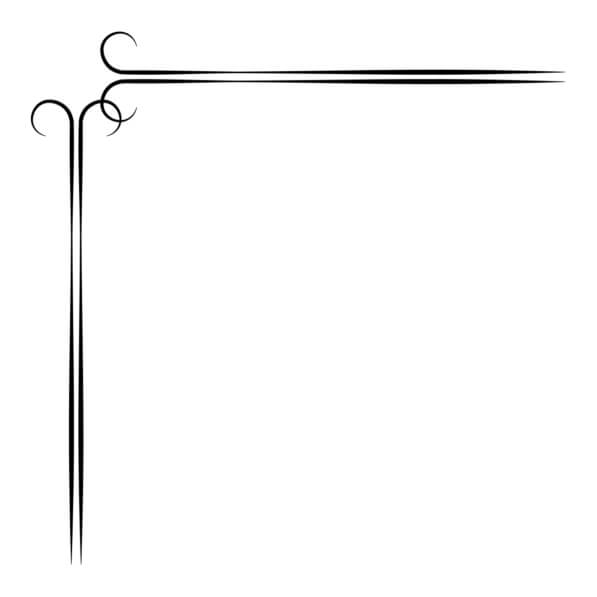 Descarga Diseño decorativo de línea negra elegante Bordes y Esquinas En ...