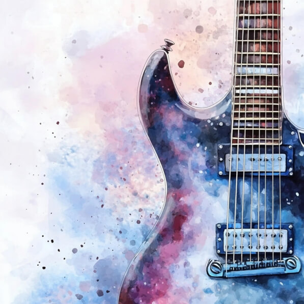 Download Abstract Electric Guitar Illustration Backgrounds Online ...