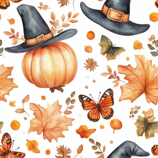 Télécharger Conception sur le thème de l'automne et d'Halloween Motifs ...