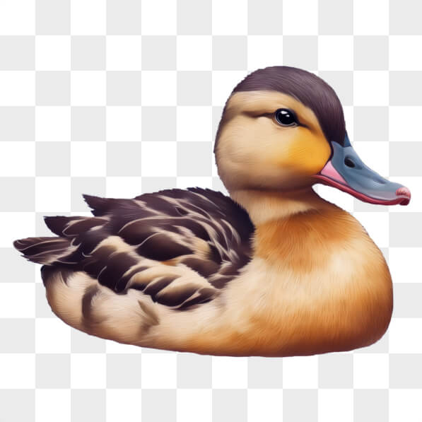 Download Realistic illustration of a duck Cartoons Online - Creative ...