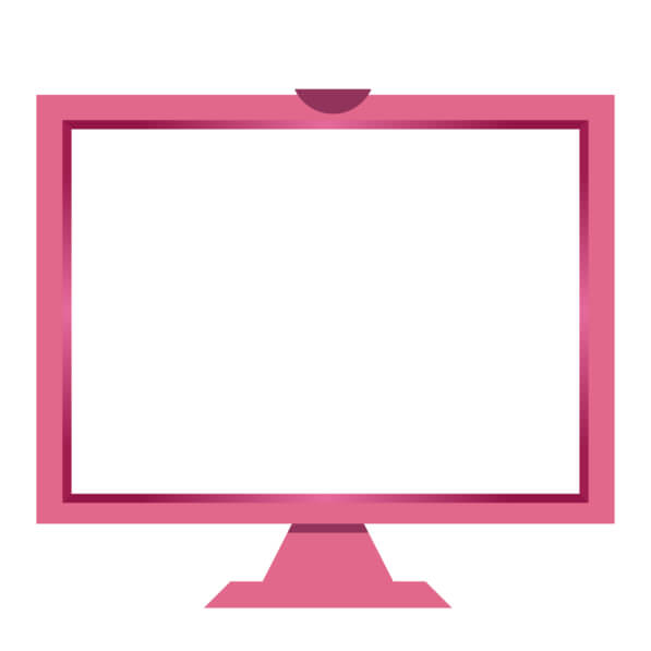 Download Stylized Pink Computer Monitor Frames Online - Creative Fabrica
