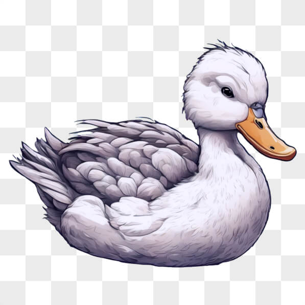 Download Illustration of a Duck Cartoons Online - Creative Fabrica