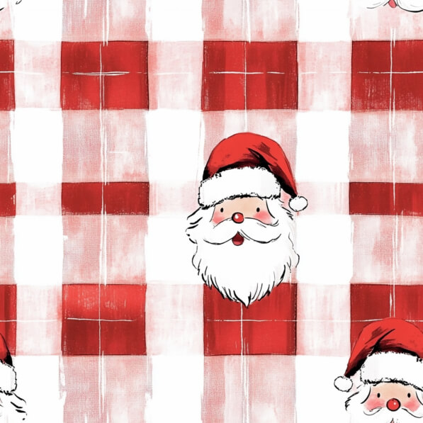 Descarga Patrón festivo de Santa Claus Patrones En Línea - Creative Fabrica