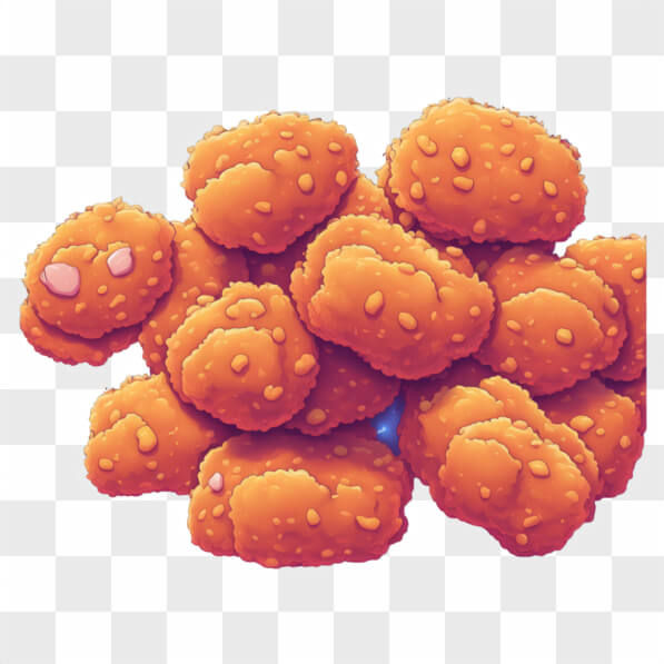 Download Stylized Chicken Nuggets Illustration Cartoons Online ...