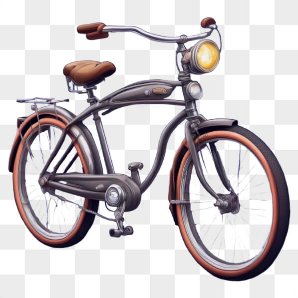 Download Vintage Fiets met Retro Charme Cartoons online op Creative Fabrica