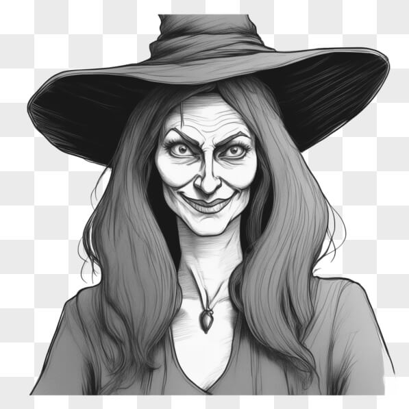 Descarga Representación artística de una bruja Bocetos En Línea ...