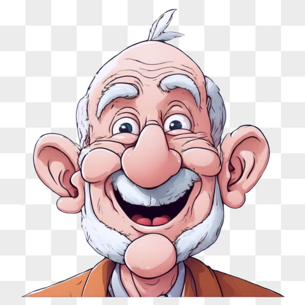 Download Cartoon Old Man Smiling Cartoons Online - Creative Fabrica