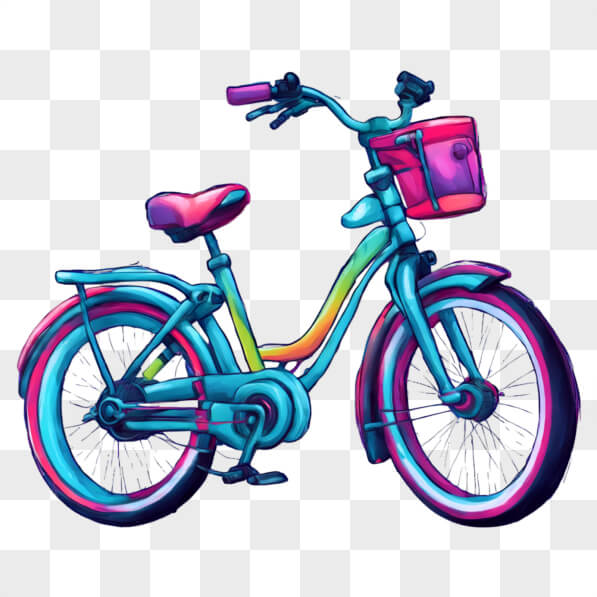 Download Colorful Artistic Bicycle Cartoons Online - Creative Fabrica