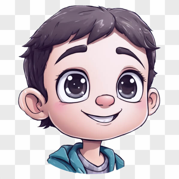 Download Cheerful Cartoon Boy Cartoons Online - Creative Fabrica