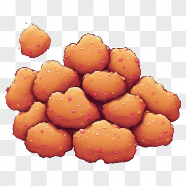 Download Colorful Cartoon Nuggets Cartoons Online - Creative Fabrica