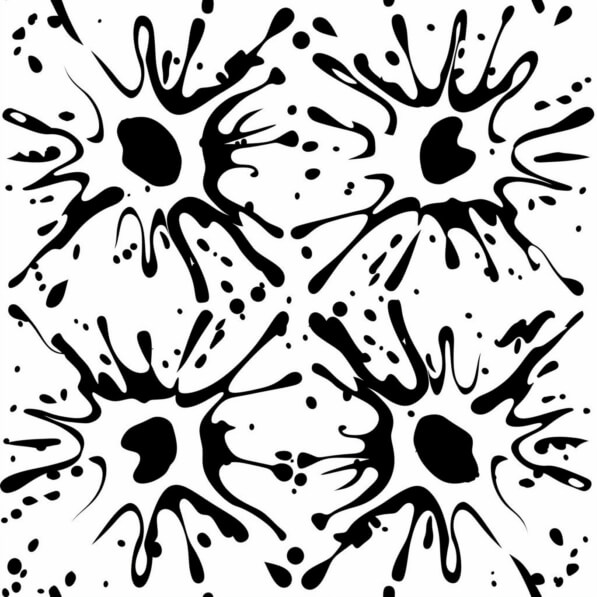 Download Black Paint Splatter Pattern on White Background Patterns ...