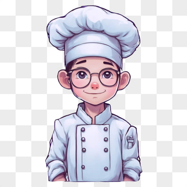 Download Cheerful Young Chef Cartoons Online - Creative Fabrica