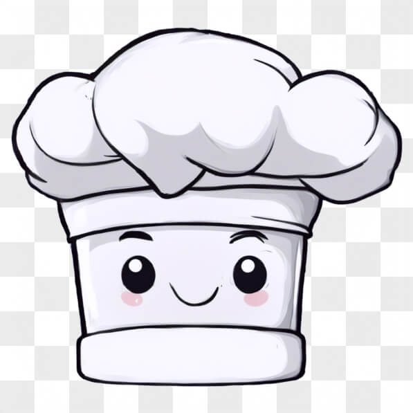 Download Cute Cartoon Chef Hat with Smiling Face Cartoons Online ...