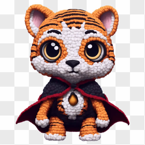 Download Tiger Head with Floral Crown Cartoons Online - Creative Fabrica