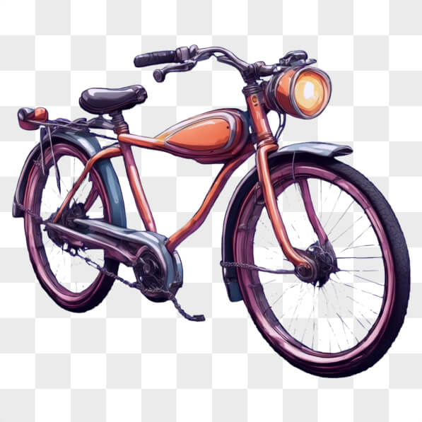 Download Vibrant Vintage Bicycle Cartoons Online - Creative Fabrica