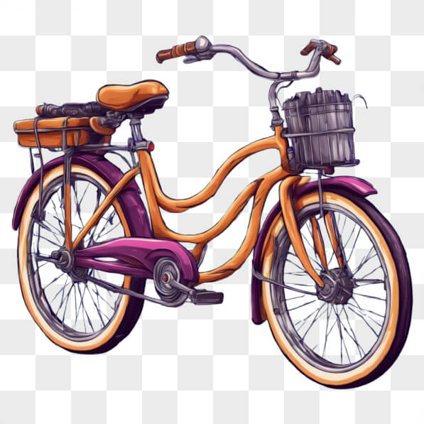 Download Colorful Vintage Bicycle Cartoons Online - Creative Fabrica