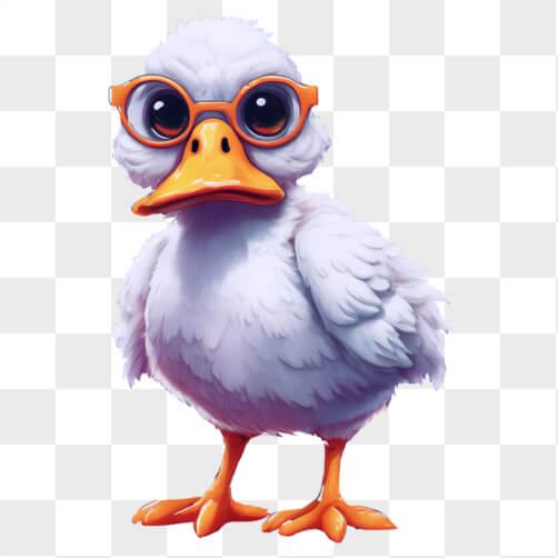 Descarga Patito de Dibujos Animados Juguetón con Gafas Cartoons En ...