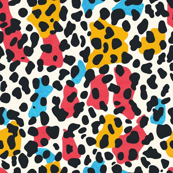 Download Colorful Abstract Pattern with Spots and Shapes Patterns ...