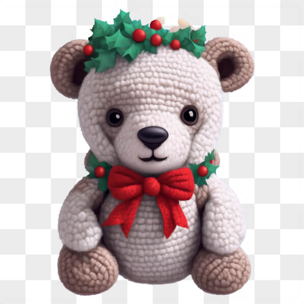 Download Festive Bear Plush Toy Cartoons Online - Creative Fabrica