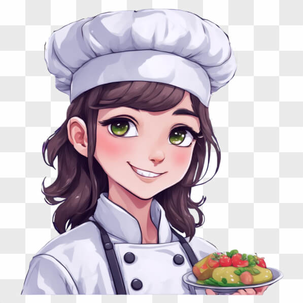 Descarga Chef animado sosteniendo un plato de comida Cartoons En Línea ...