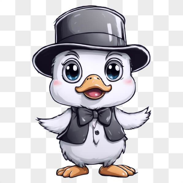 Download Dapper Cartoon Duck Cartoons Online - Creative Fabrica