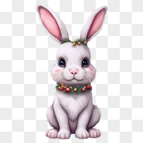 Download Festive White Rabbit Cartoons Online - Creative Fabrica