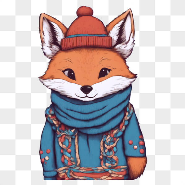 Download Cute Illustrated Fox Character Cartoons Online - Creative Fabrica