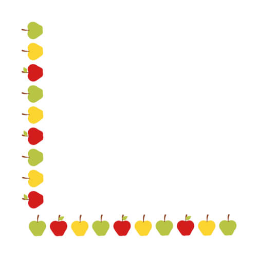 Download Decorative Apple Border Design Borders & Corners Online ...