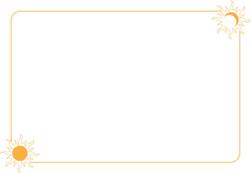 Download Decorative Sun Border Frame Frames Online - Creative Fabrica