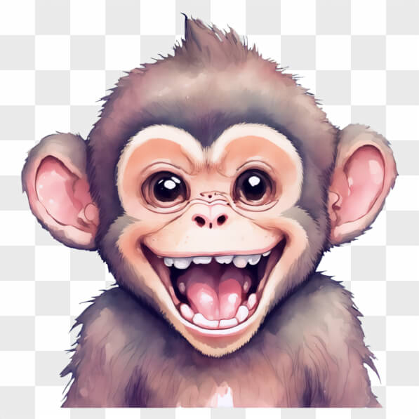Télécharger Singe de dessin animé joyeux Dessins animés En Ligne ...