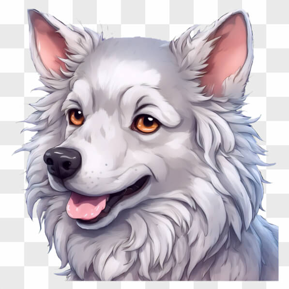 Descarga Retrato de un perro blanco esponjoso Cartoons En Línea ...