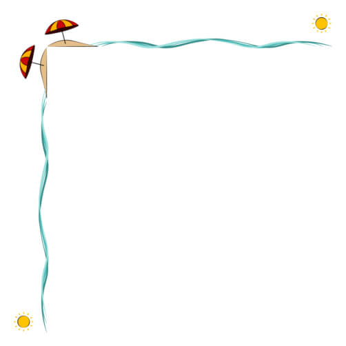 Download Colorful Marine Themed Border Design Borders & Corners Online ...