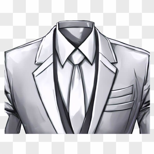 Download Stylized White Suit Illustration Cartoons Online - Creative ...