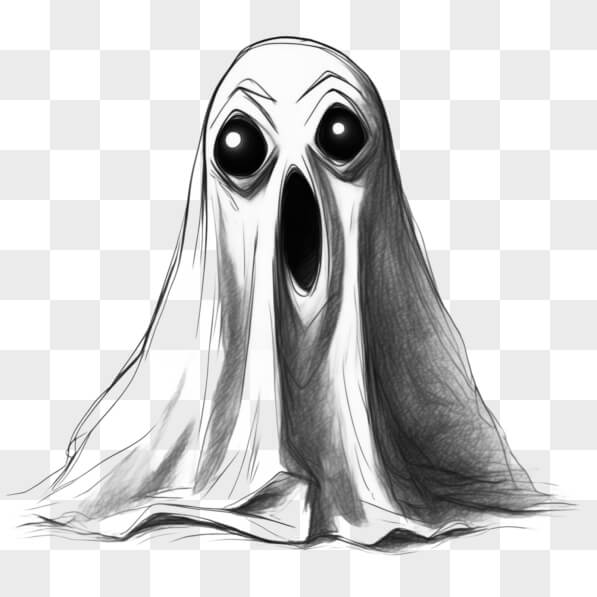 Download Stylized Ghost Illustration Sketches Online - Creative Fabrica