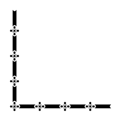 Download Decorative Border Design in Black and White Borders & Corners ...