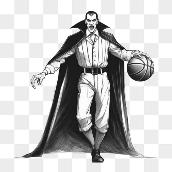 Download Vampire Basketball Player Sketches Online - Creative Fabrica