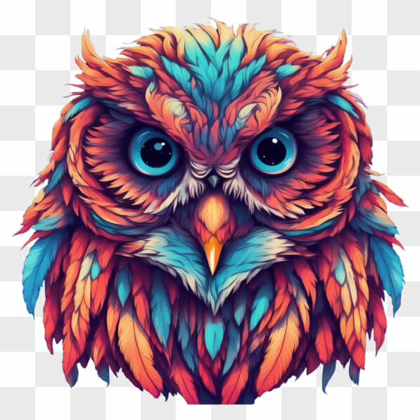 Descarga Búho Artístico Colorido Cartoons En Línea - Creative Fabrica