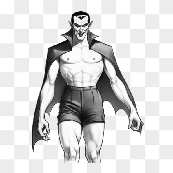 Download Gestileerd Vampier Karakter Schetsen online op Creative Fabrica