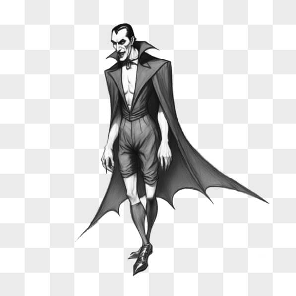 Download Stylized Vampire Character Sketches Online - Creative Fabrica