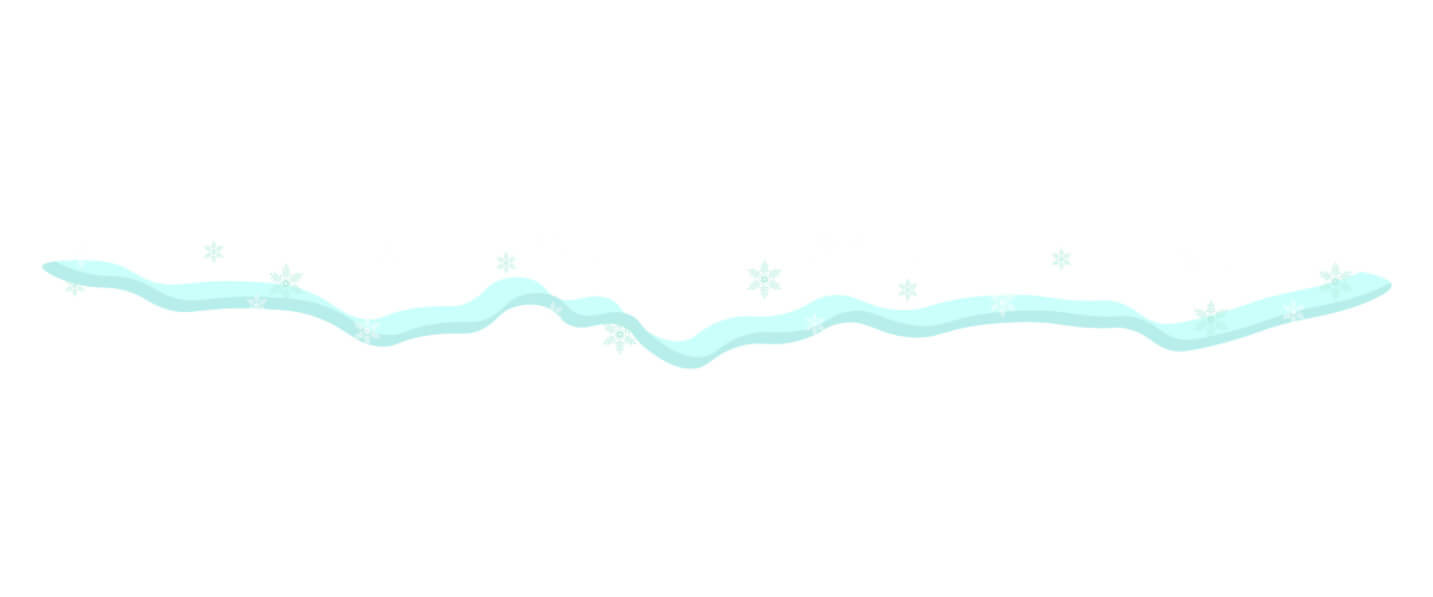 Baixe Linha Azul Claro Ondulada com Flocos de Neve Borders & Cantos ...