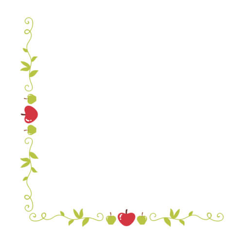 Download Decorative Apple Border Design Borders & Corners Online ...