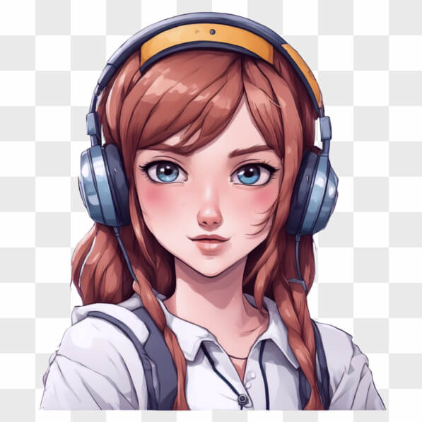 Download Stylized Character with Headphones Cartoons Online - Creative ...