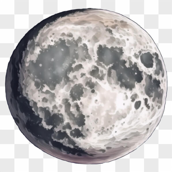 Download Artistic representation of the Moon Cartoons Online - Creative ...