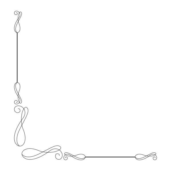 Descarga Diseño de borde decorativo elegante Bordes y Esquinas En Línea ...