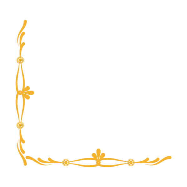 Download Elegant Yellow Decorative Border Design Borders & Corners ...