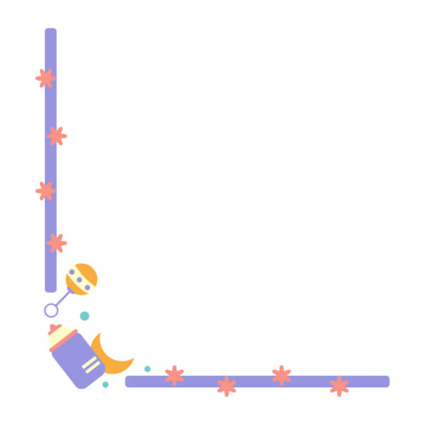 Download Colorful Baby-Themed Border Design Borders & Corners Online ...