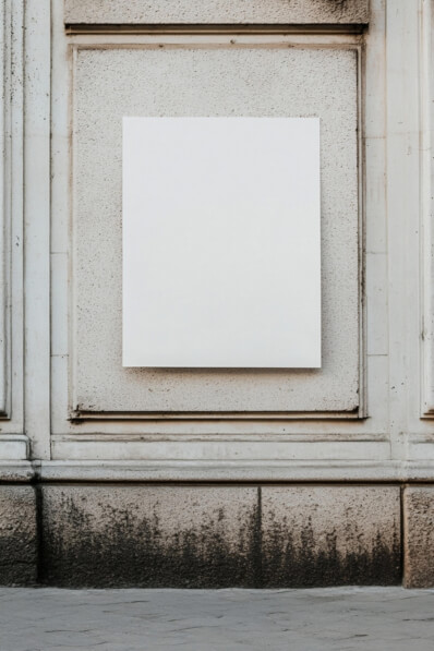 Descarga Lienzo en blanco sobre pared texturizada Mockups En Línea ...