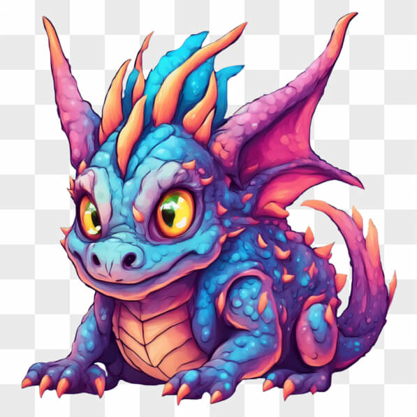 Download Colorful Cartoon Dragon Cartoons Online - Creative Fabrica