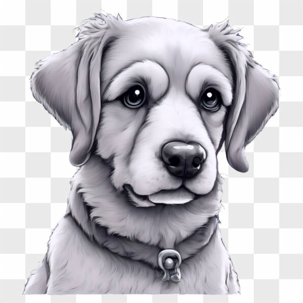 Descarga Retrato de perro blanco esponjoso Cartoons En Línea - Creative ...