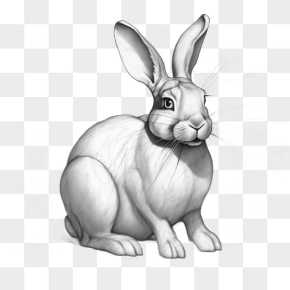 Download Stylized Illustration of a Rabbit Sketches Online - Creative ...